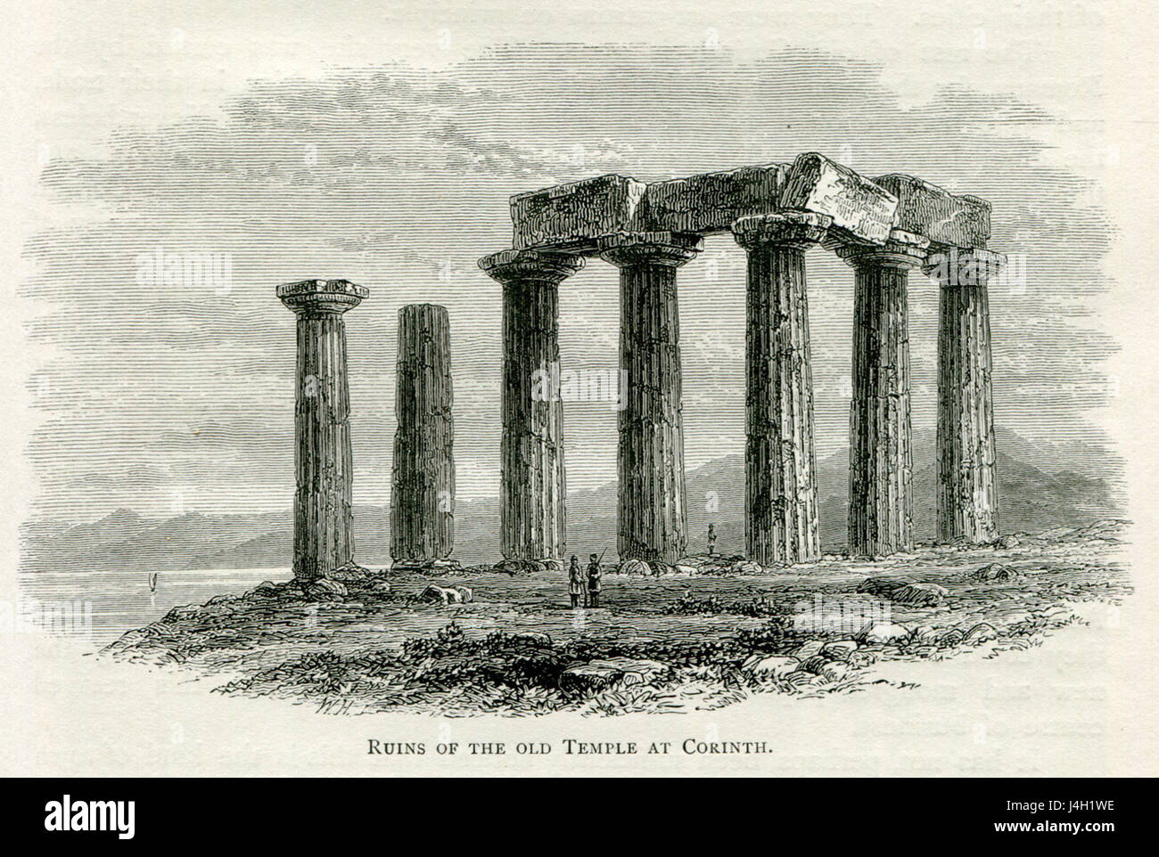 The 'Ruins of the Old Temple at Corinth' by John Pentland Mahaffy ...