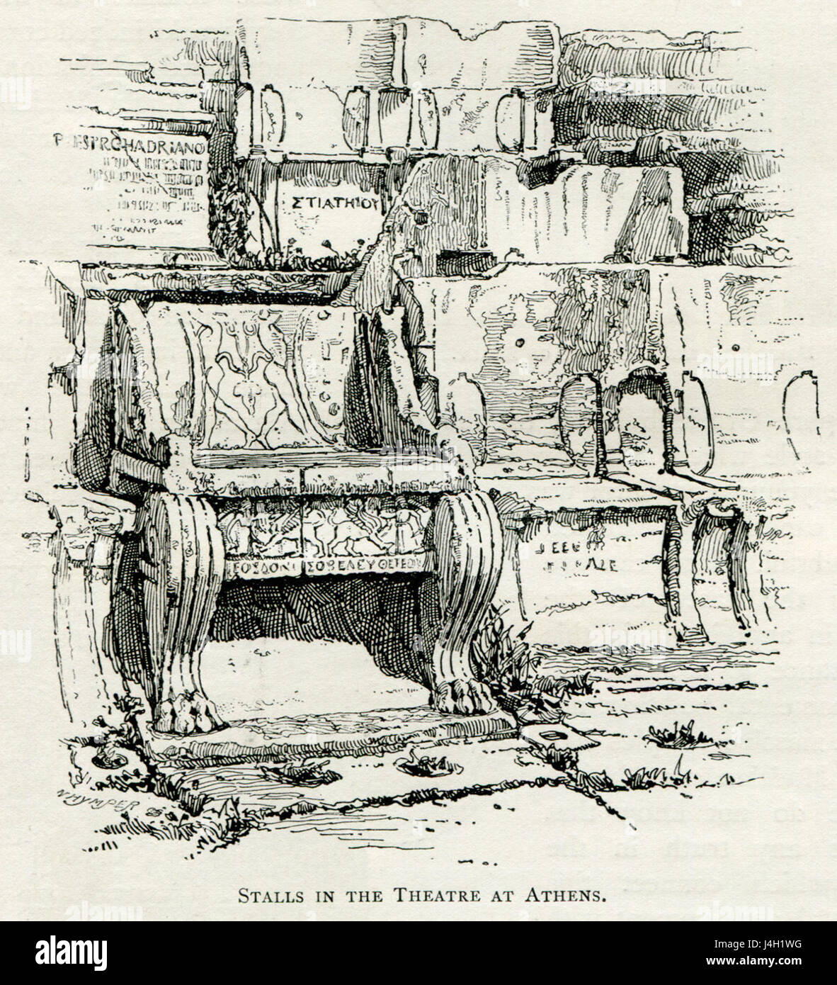 'Stalls in the Theatre at Athens' by John Pentland Mahaffy provides an ...