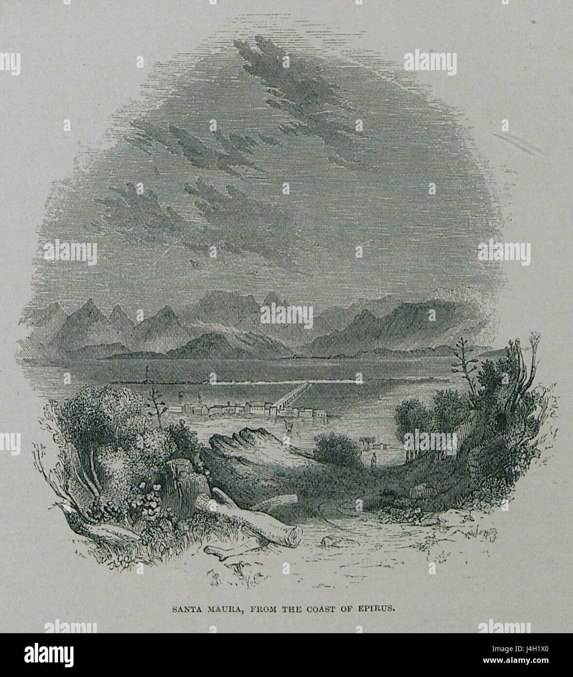 This work, 'Santa Maura,' by Christopher Wordsworth, is a depiction of ...