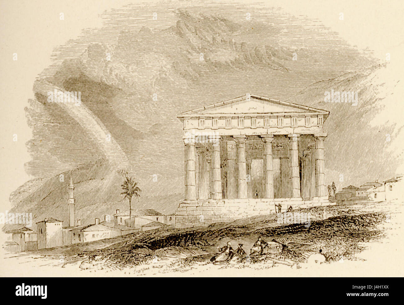 The Temple of Theseus, located in Athens, Greece, is an ancient Greek ...