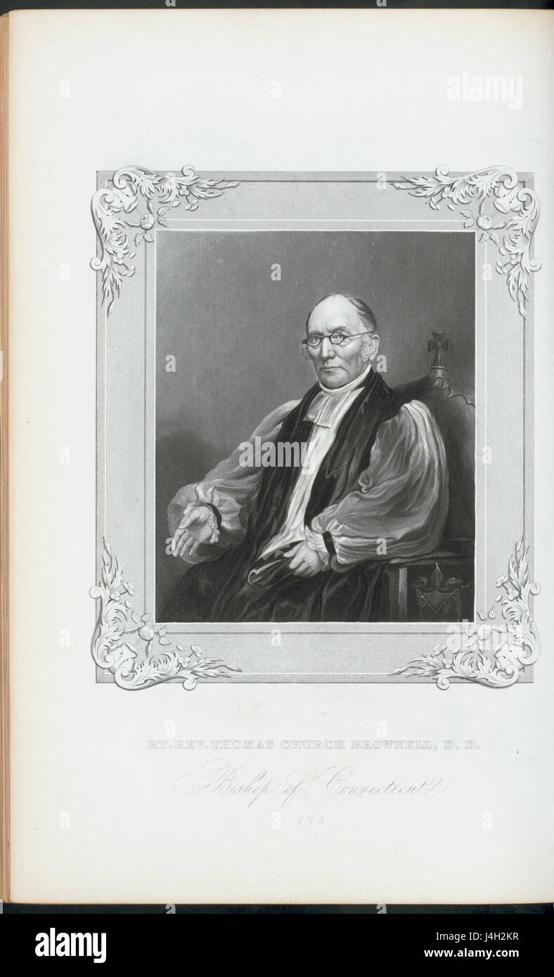 Rt. Rev. Thomas Church Brownell, D.D., bishop of Connecticut (NYPL ...