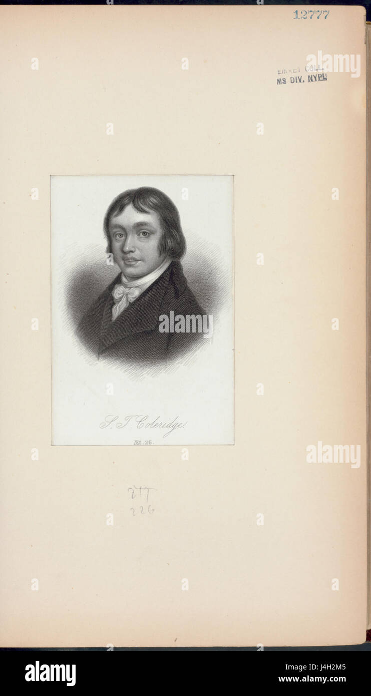 William coleridge hi-res stock photography and images - Alamy