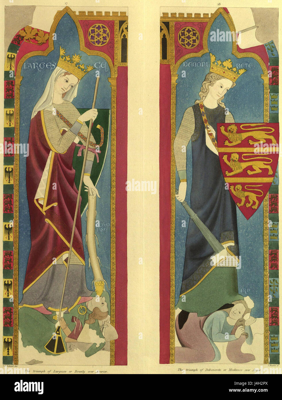 The 'Stothard figures painted chamber' refers to a decorative chamber ...