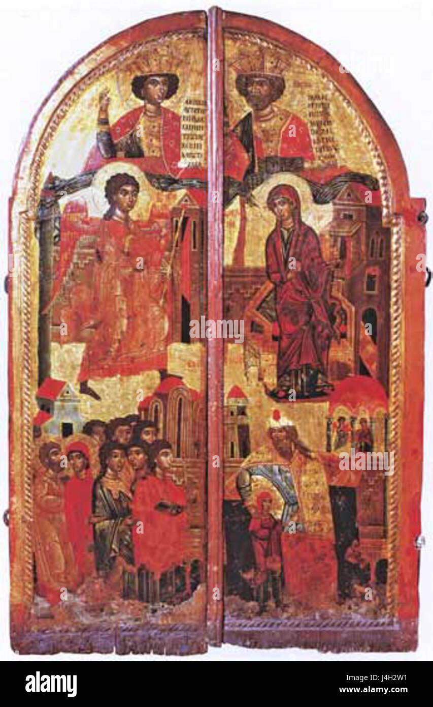 Royal Doors in Poloshko Monastery Stock Photo - Alamy