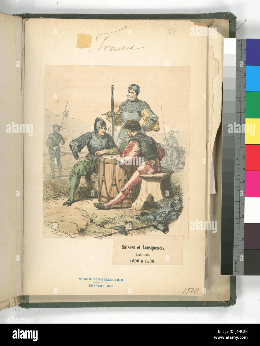 'Suisses et Lansquenets, infanterie' refers to Swiss and Landsknecht ...