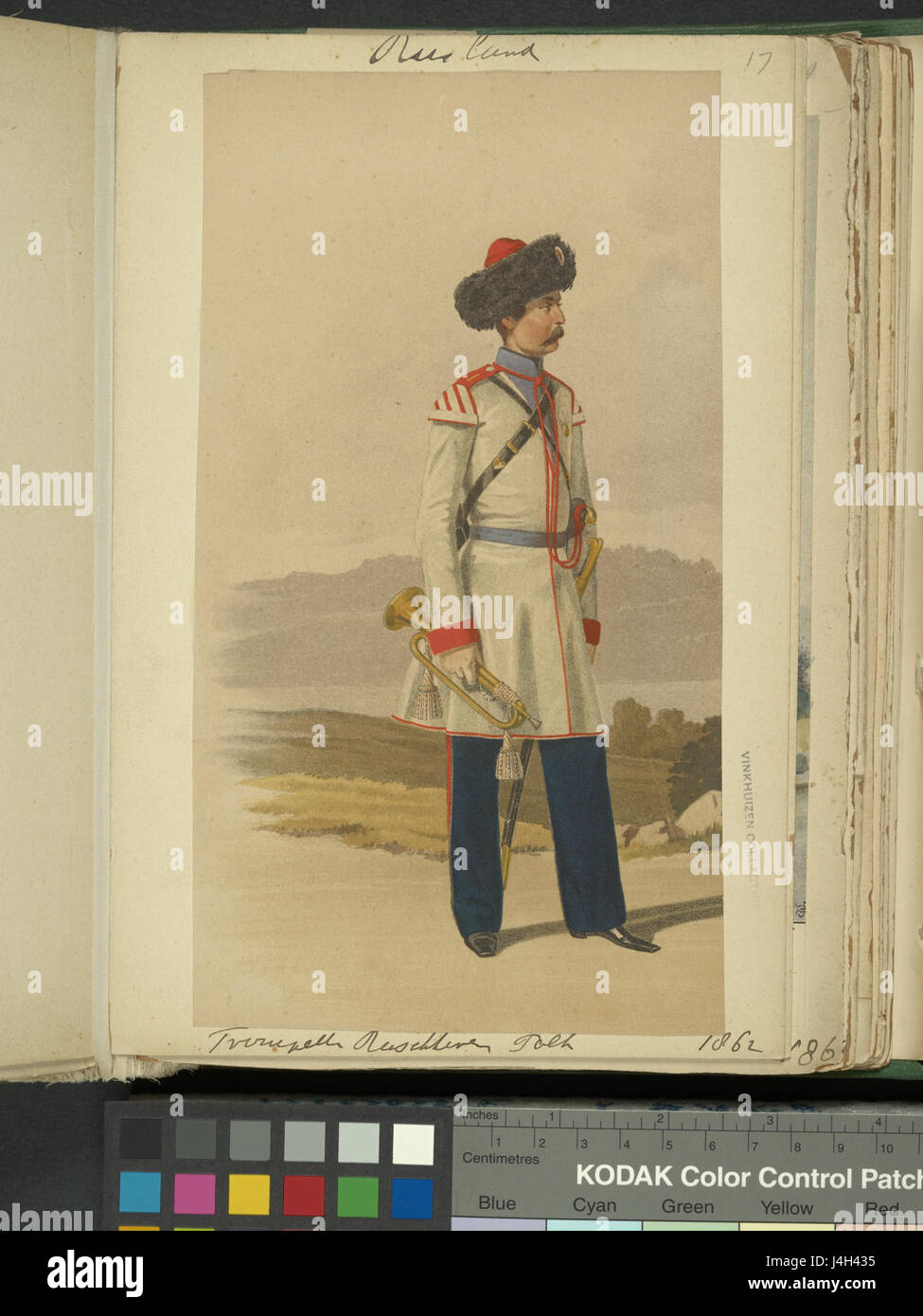 This refers to a historical document or image from Russia between 1860 ...