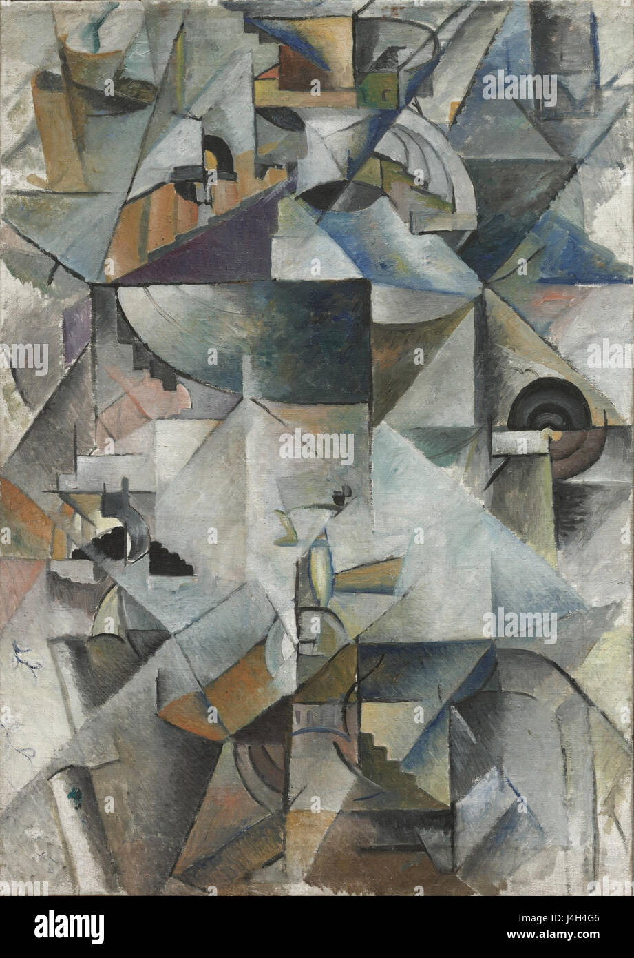 Samovar, a painting by Kazimir Malevich from 1913, reflects his early ...