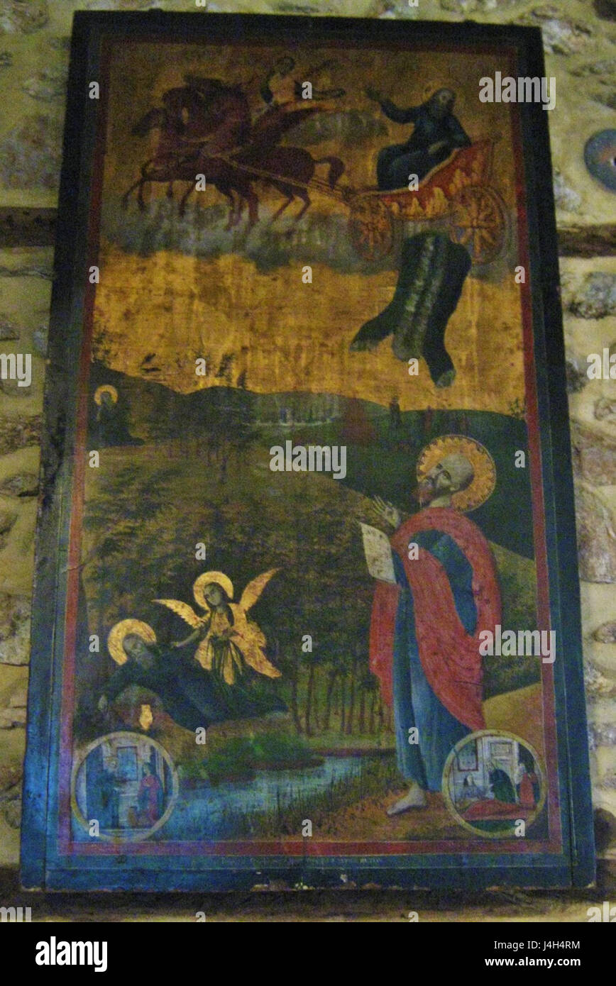 The Saint Elijah Icon from the Archangels Church in Ossa Visoka is an ...