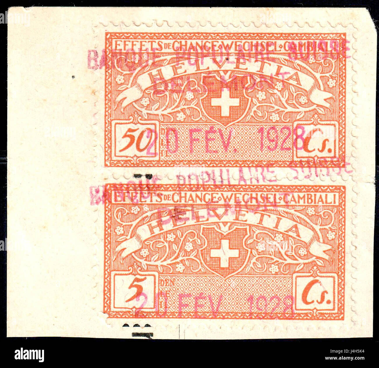 Postage stamp stamps switzerland hi-res stock photography and images ...