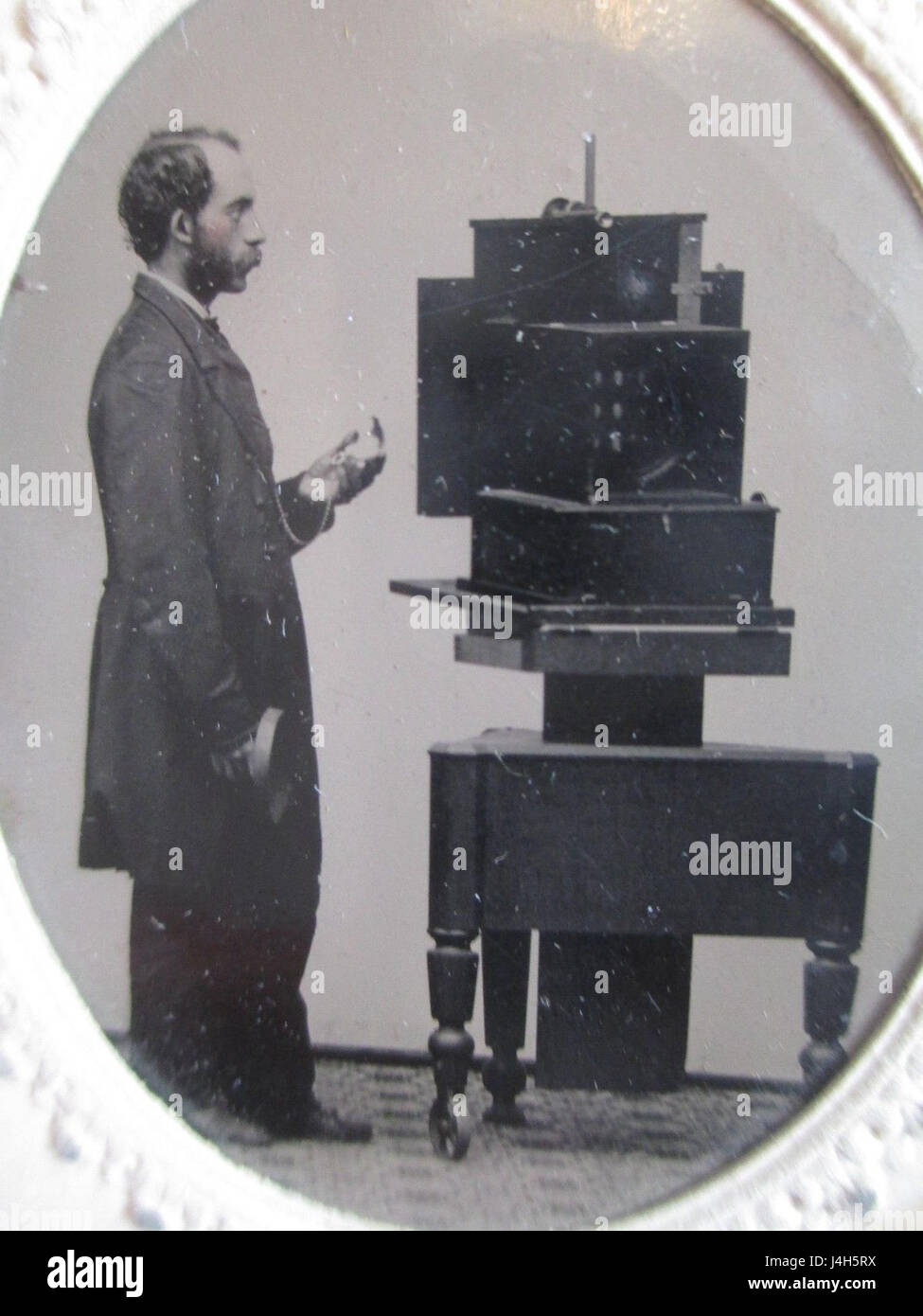 Simon Wing daguerreotype camera c1860 Stock Photo - Alamy