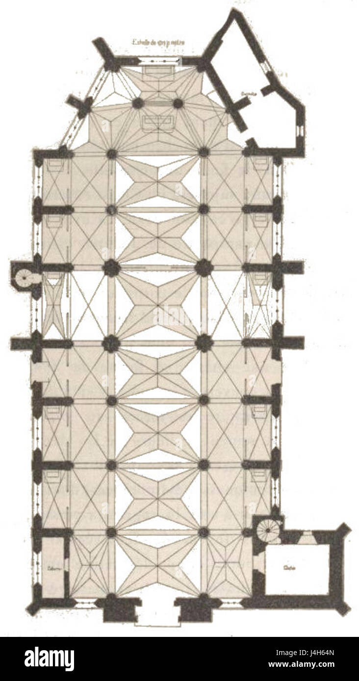 This image depicts a plan for a monument dedicated to St. Martin in the ...