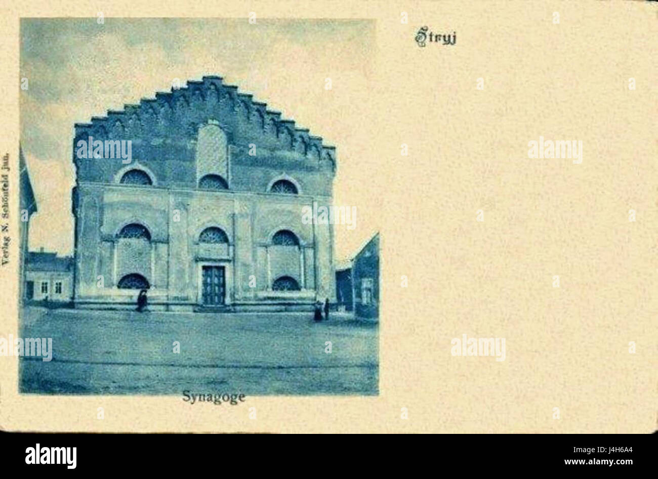 The Great Synagogue of Stryj, a historical Jewish house of worship in ...