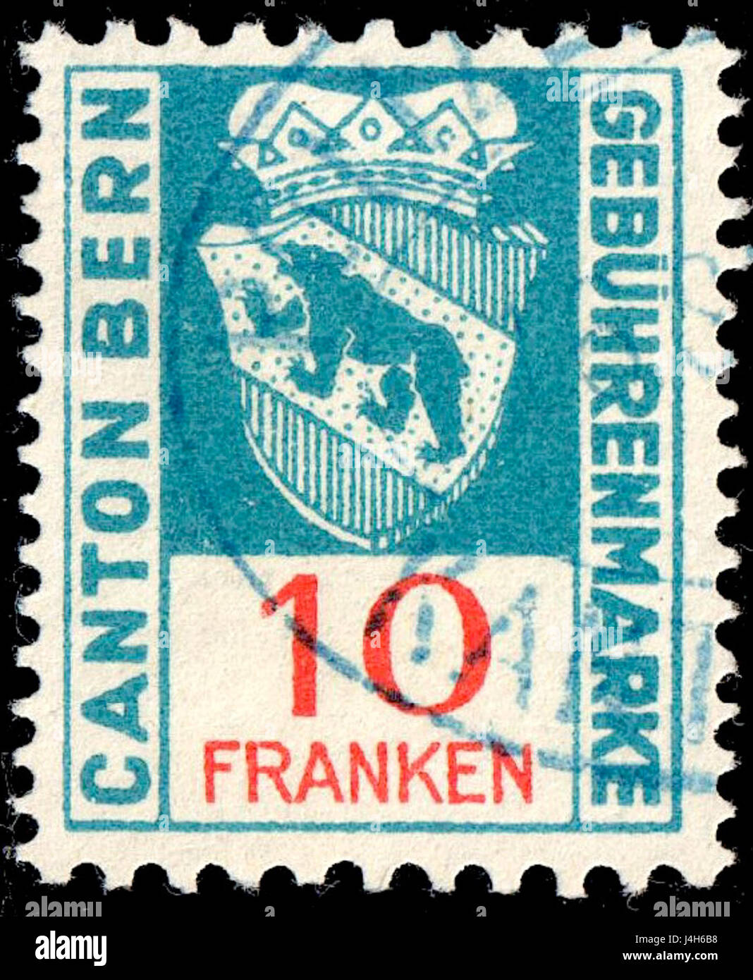The 1933 Swiss 10 franc note issued in Bern features distinctive ...