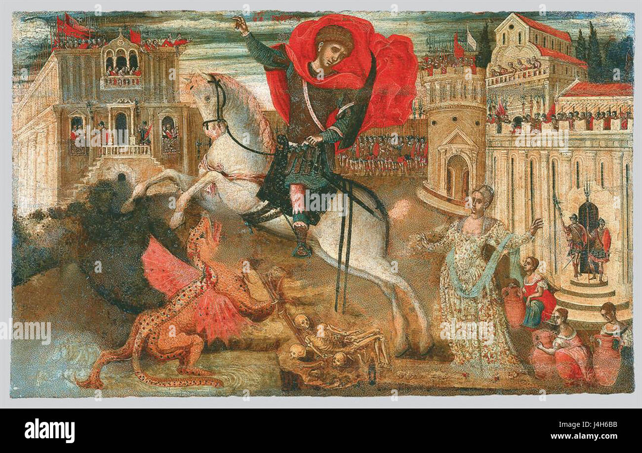 Saint george and the dragon hi-res stock photography and images - Alamy