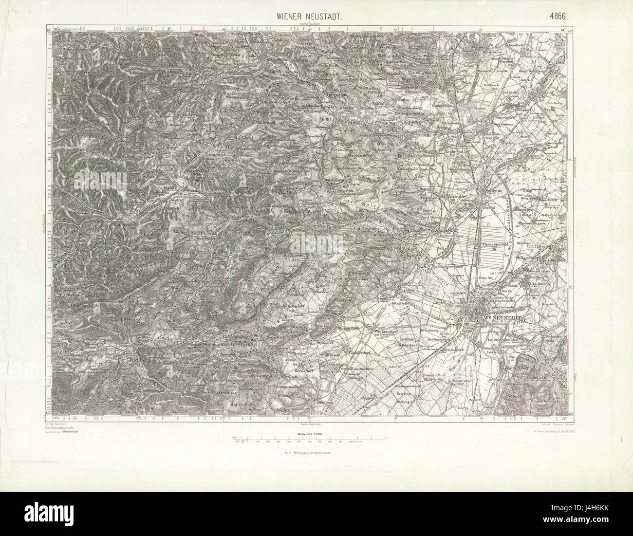 Wiener neustadt map hi-res stock photography and images - Alamy