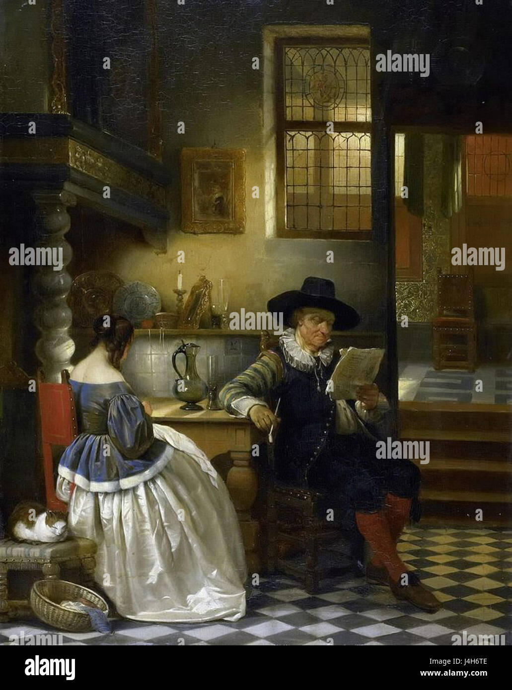 Dutch 17th century art kitchen hi-res stock photography and images - Alamy