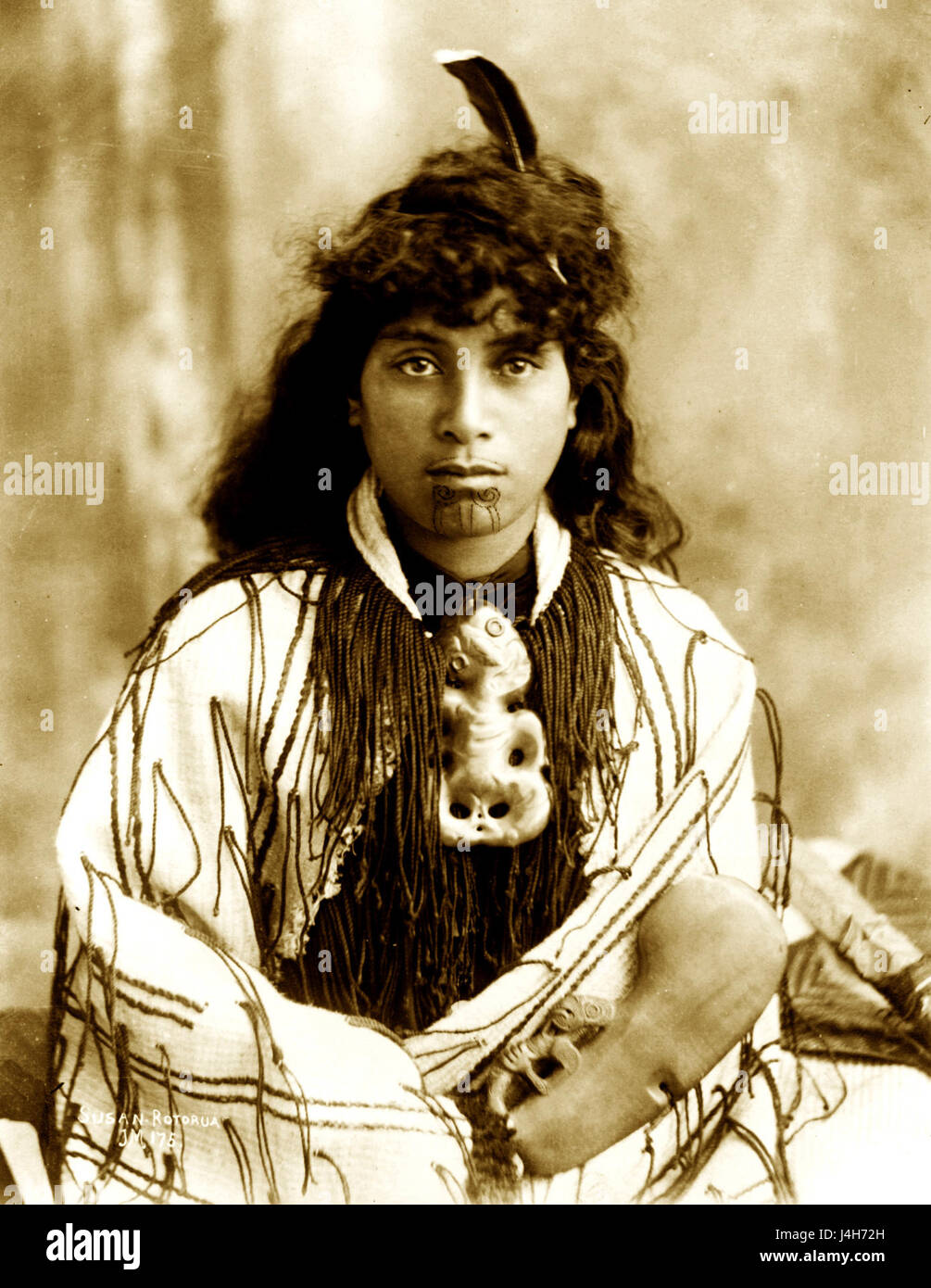 Susan, Rotorua, New Zealand, ca. 1905 Stock Photo - Alamy