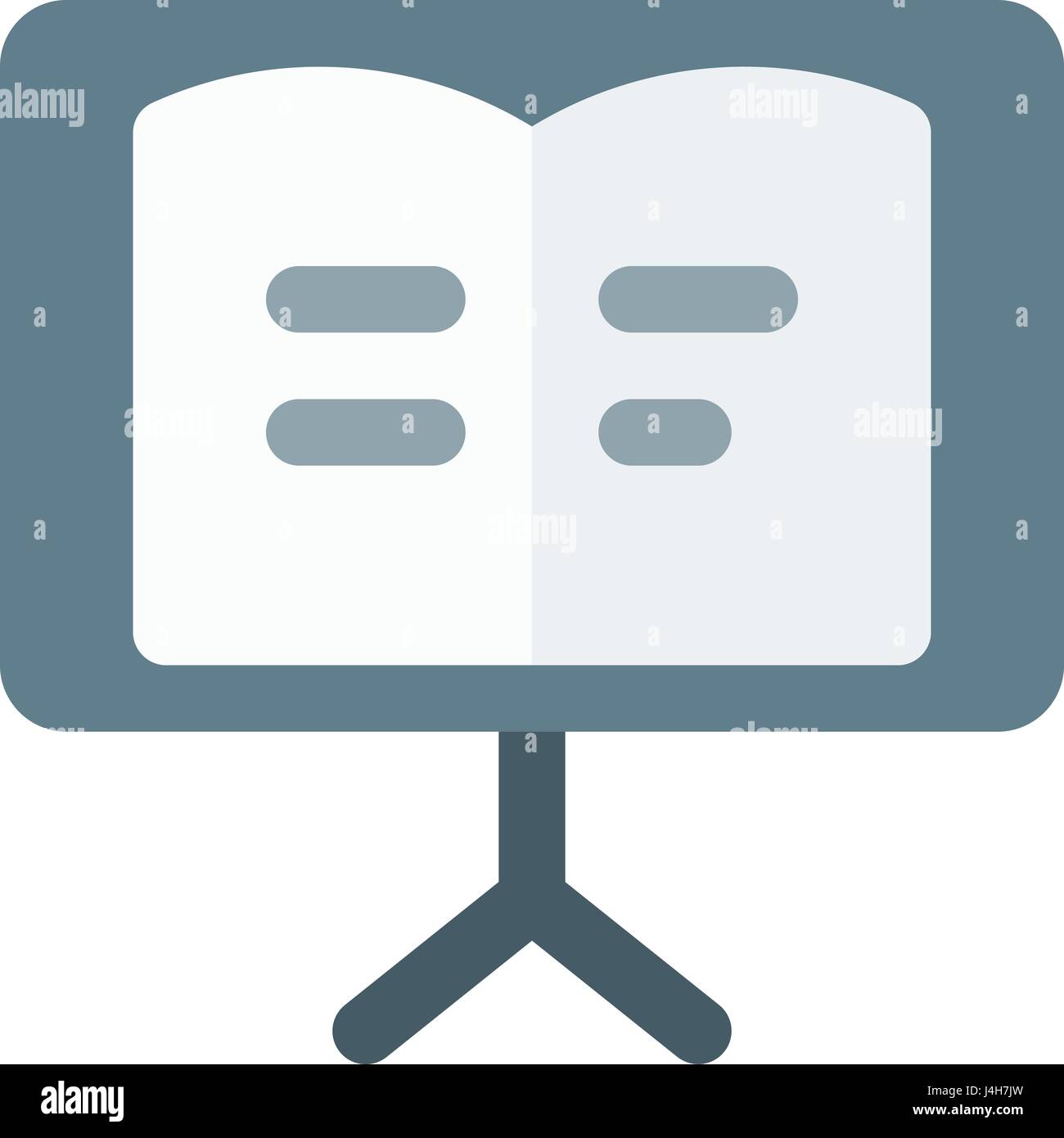 music note stand Stock Vector Image & Art - Alamy