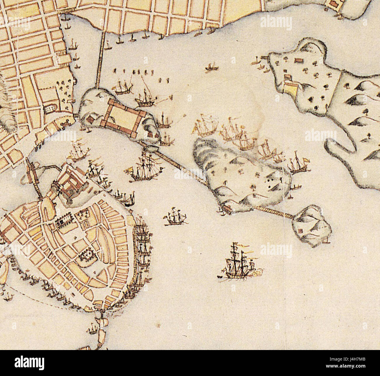 Stockholm map ancient hi-res stock photography and images - Alamy