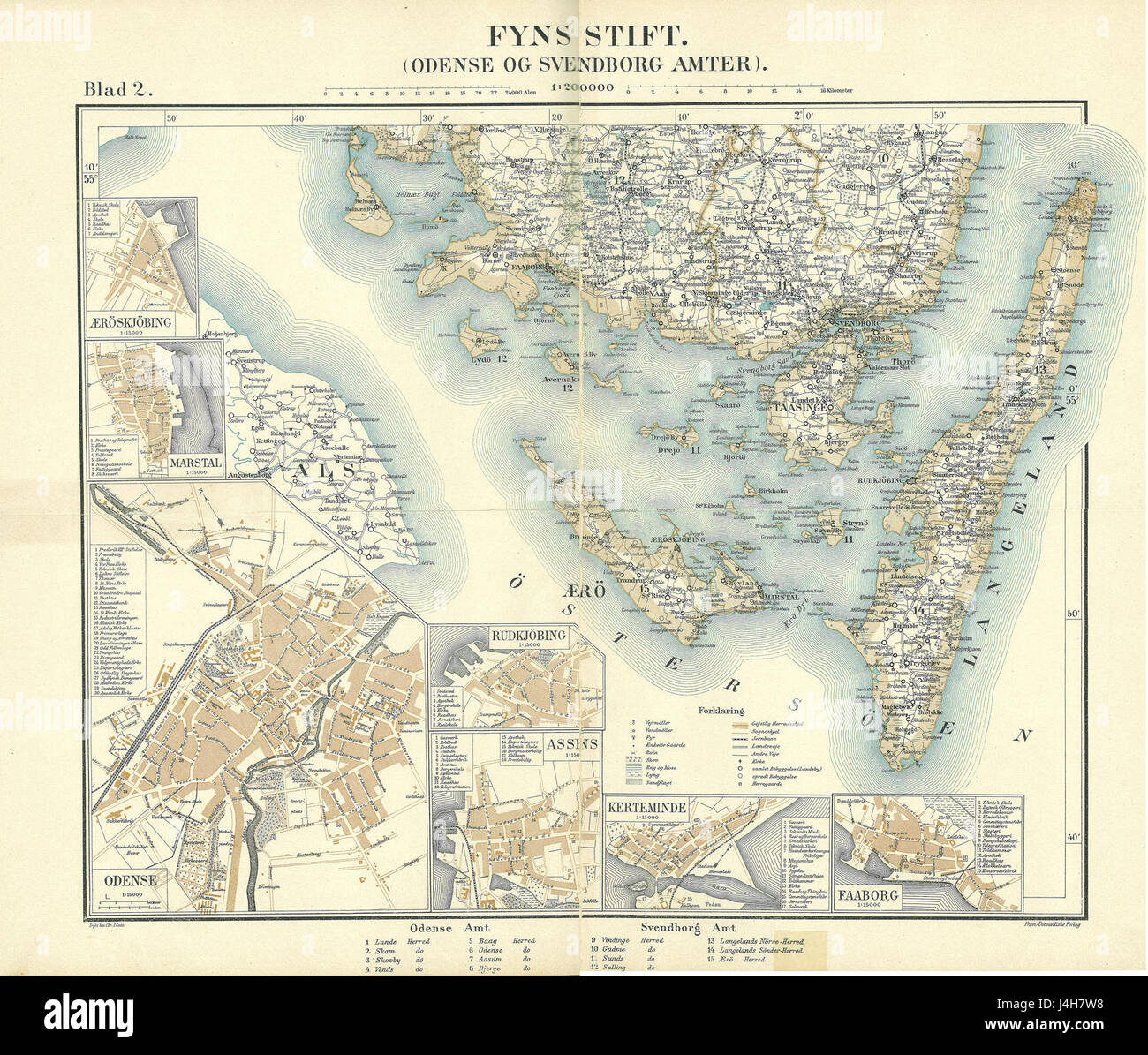 Svendborg map hi-res stock photography and images - Alamy