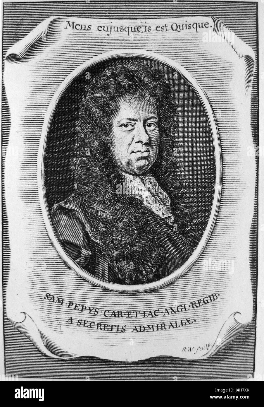The Samuel Pepys bookplate is a personal emblem used by Samuel Pepys, a ...