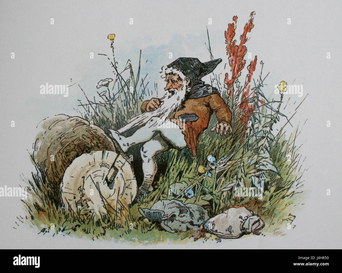 A German fairy tale titled 'Snow White and Rose Red,' a story about two ...