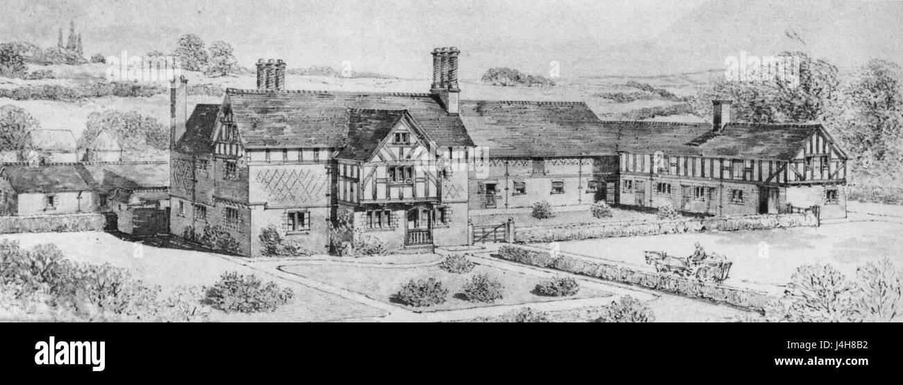 Lane farm farmhouse Black and White Stock Photos & Images - Alamy