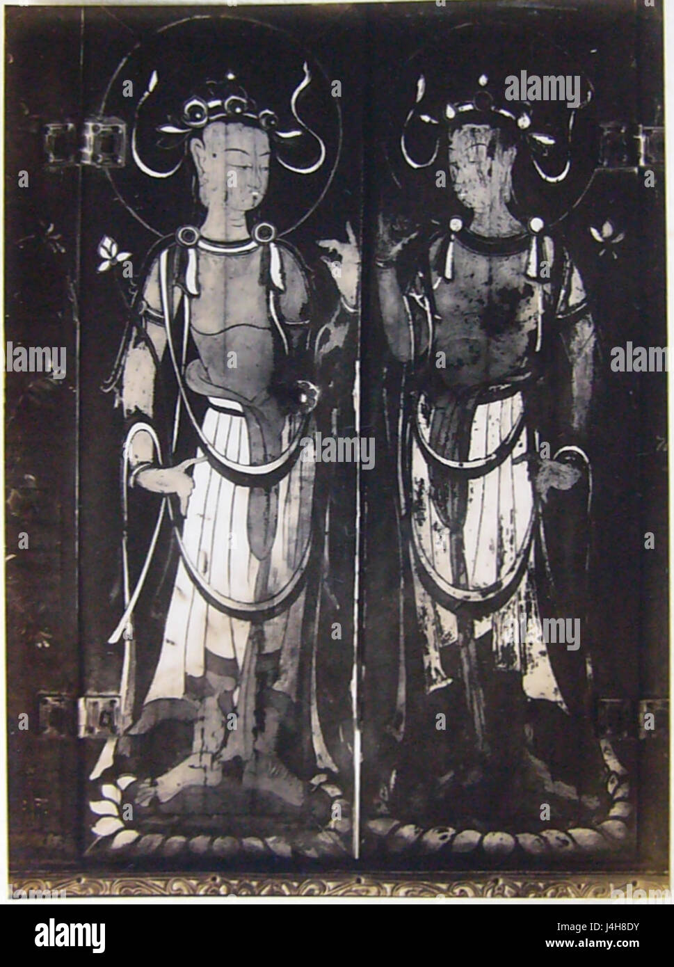 Tamamushi Shrine Painting3 Stock Photo - Alamy