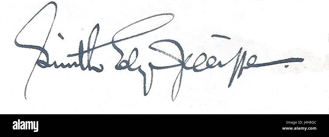 Smith Ely Jeliffee signature Stock Photo - Alamy