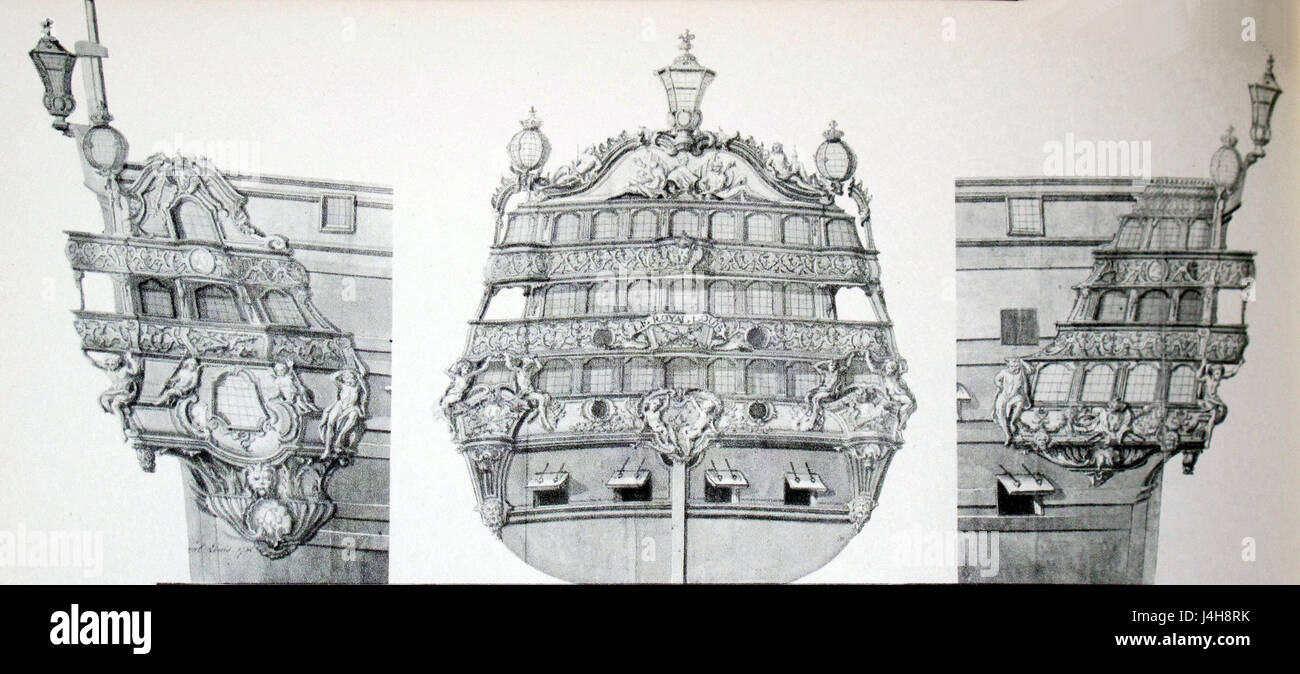 The Royal Louis 1745, a French warship, was notable for its size and ...