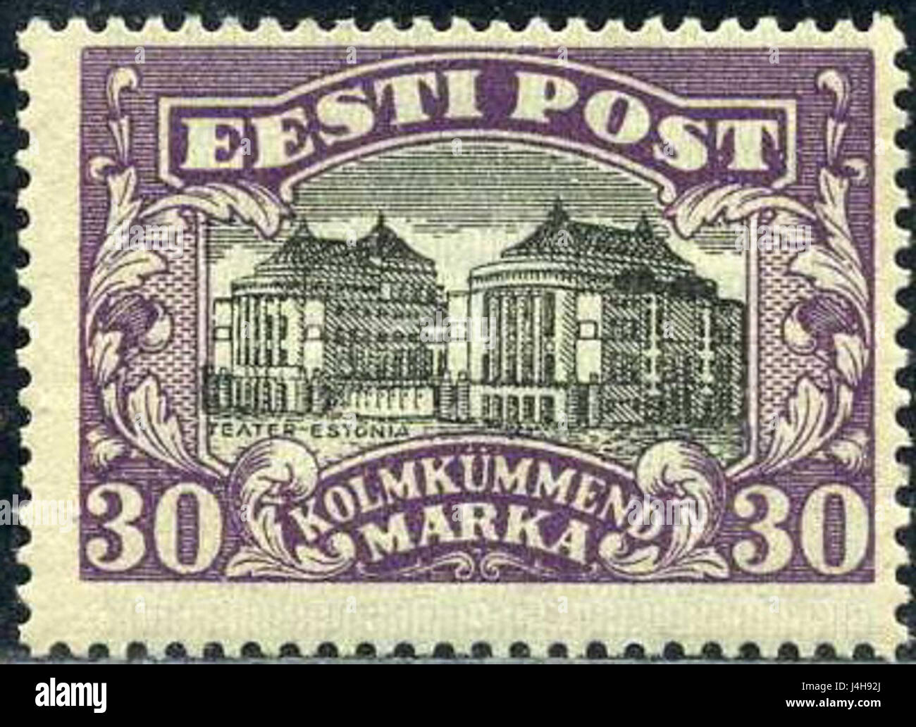 The 1924 Estonian stamp series, Michel 55, represents a significant ...