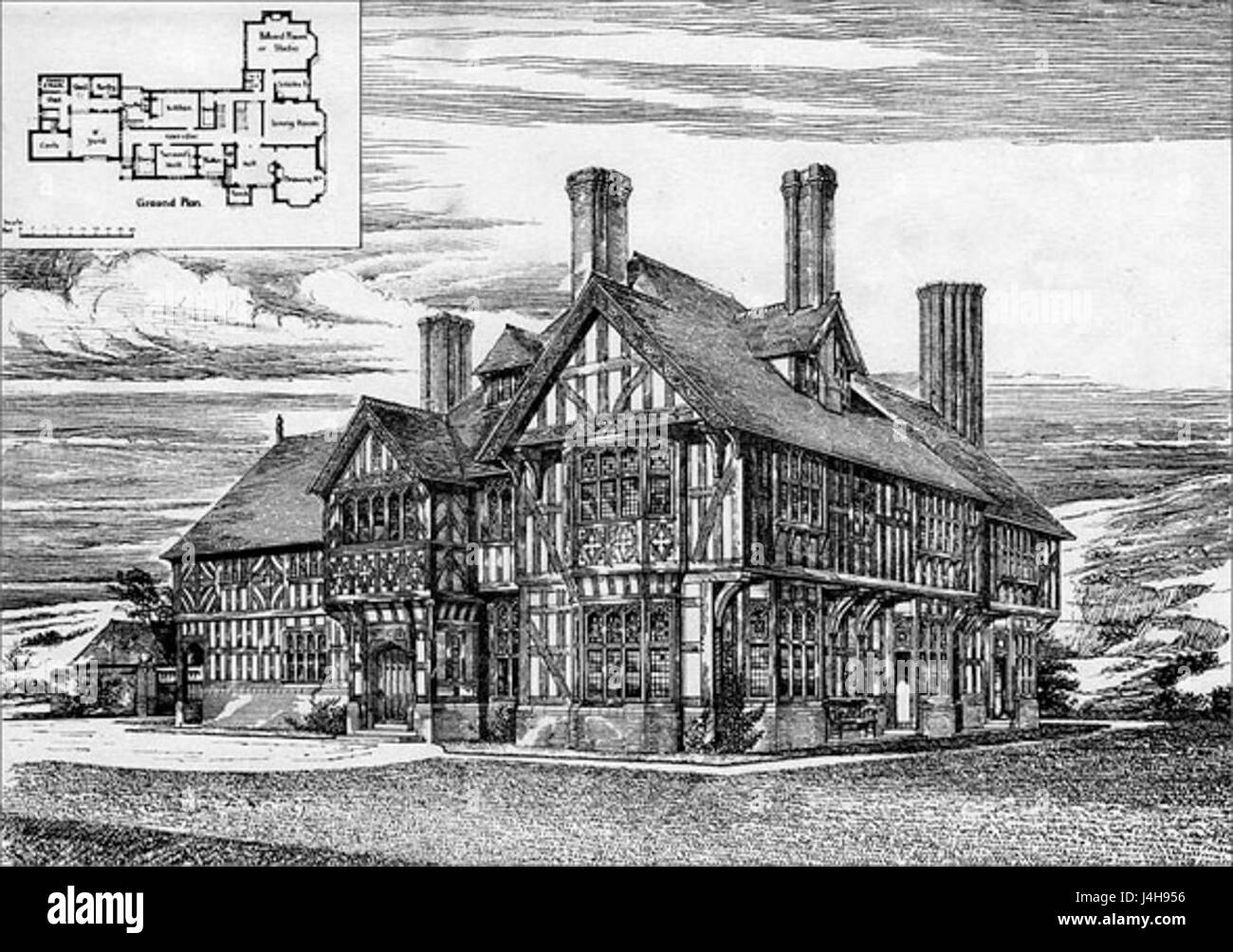 Map of abbey Black and White Stock Photos & Images - Alamy