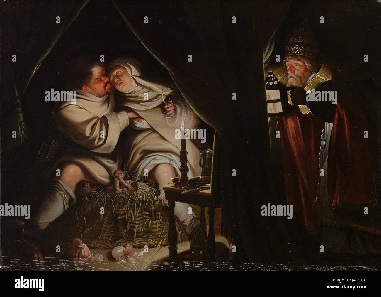 Satire on celibacy, housed in the Rijksmuseum, is a satirical artwork ...