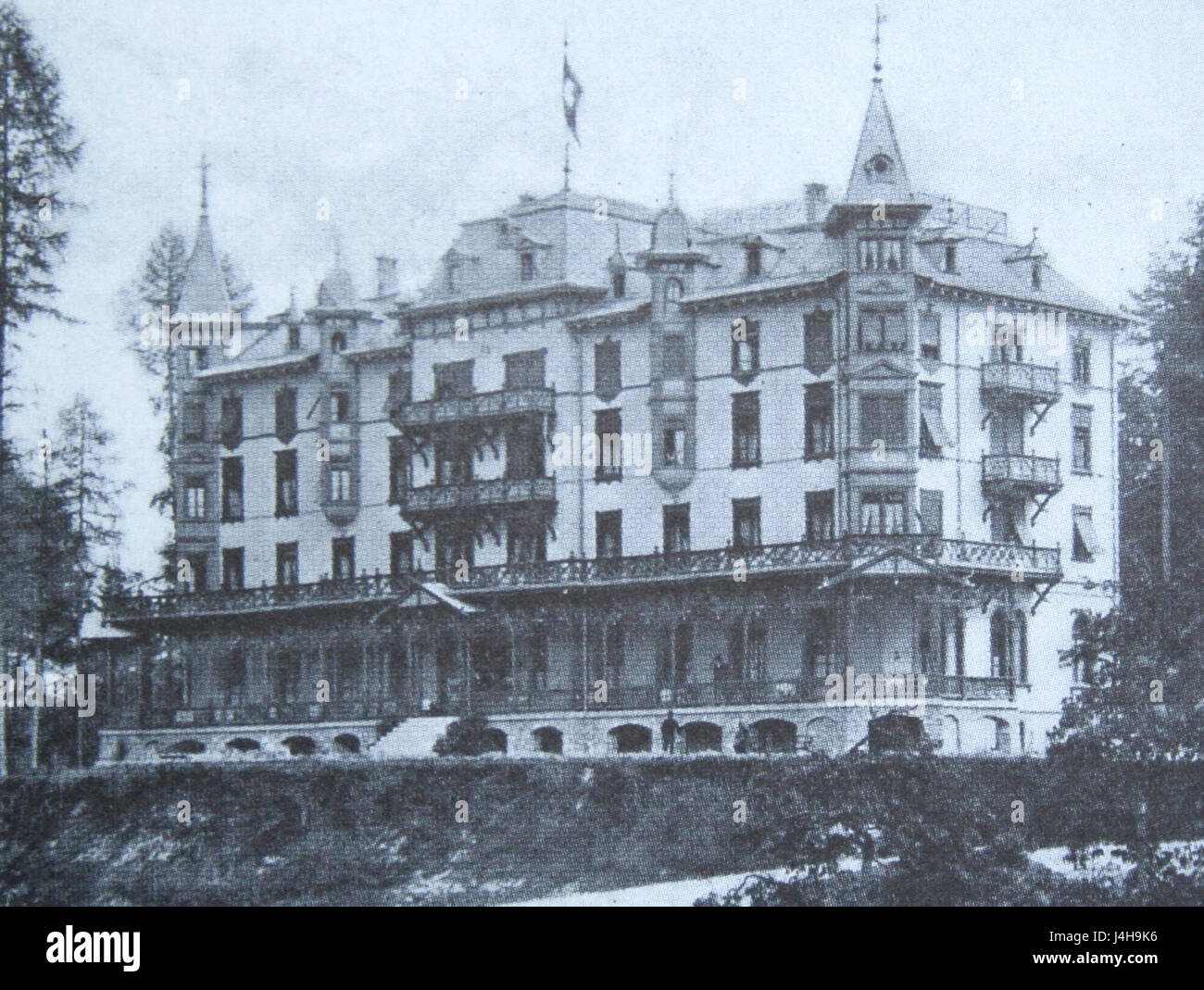The Schweizerhof in Flims is a historic hotel in the Swiss Alps, known ...