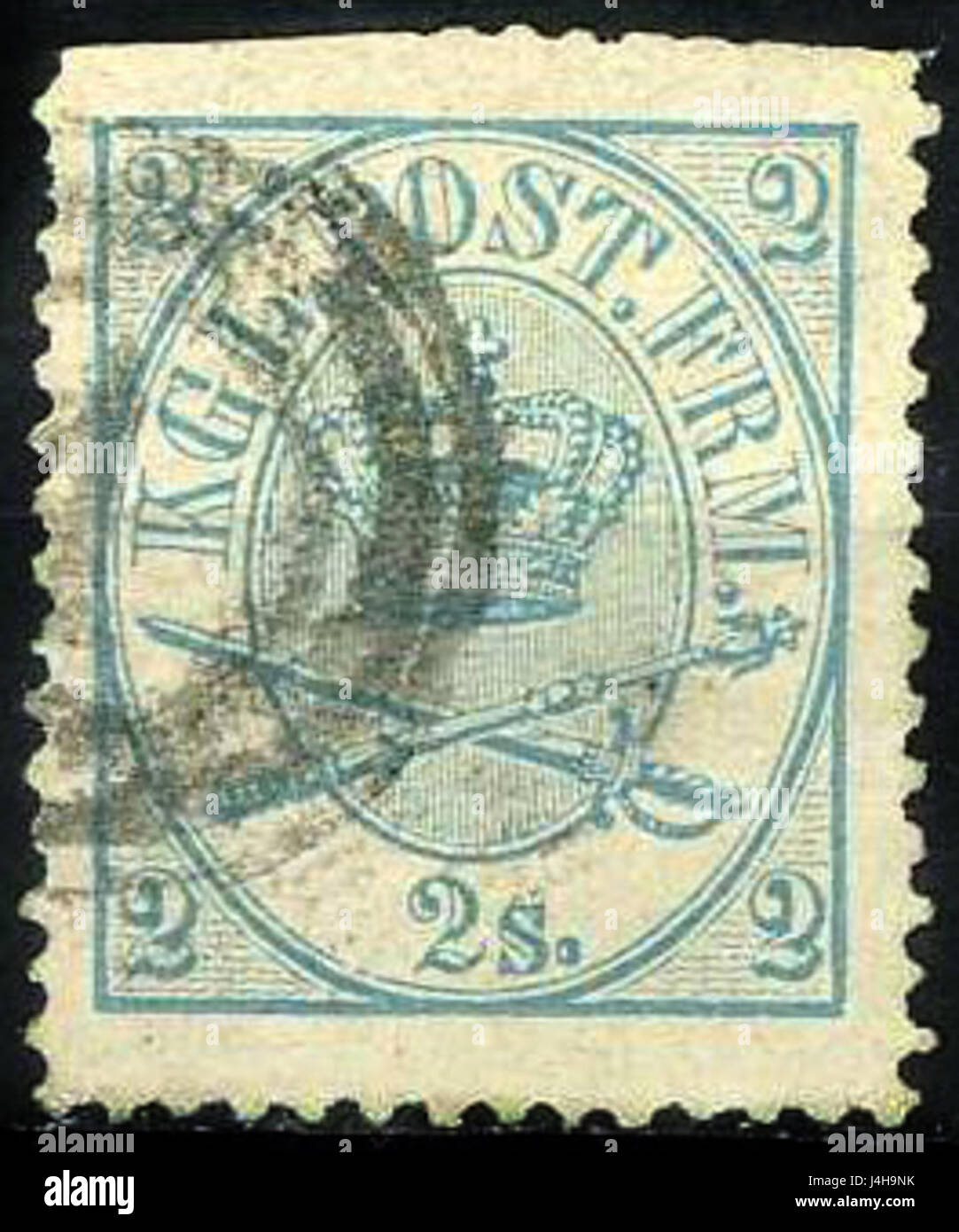 The 1864 Danish stamp, cataloged as Michel 1, is one of the early ...