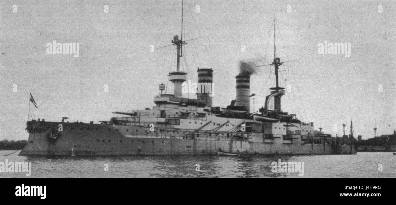The SMS Wittelsbach was a German pre-dreadnought battleship ...