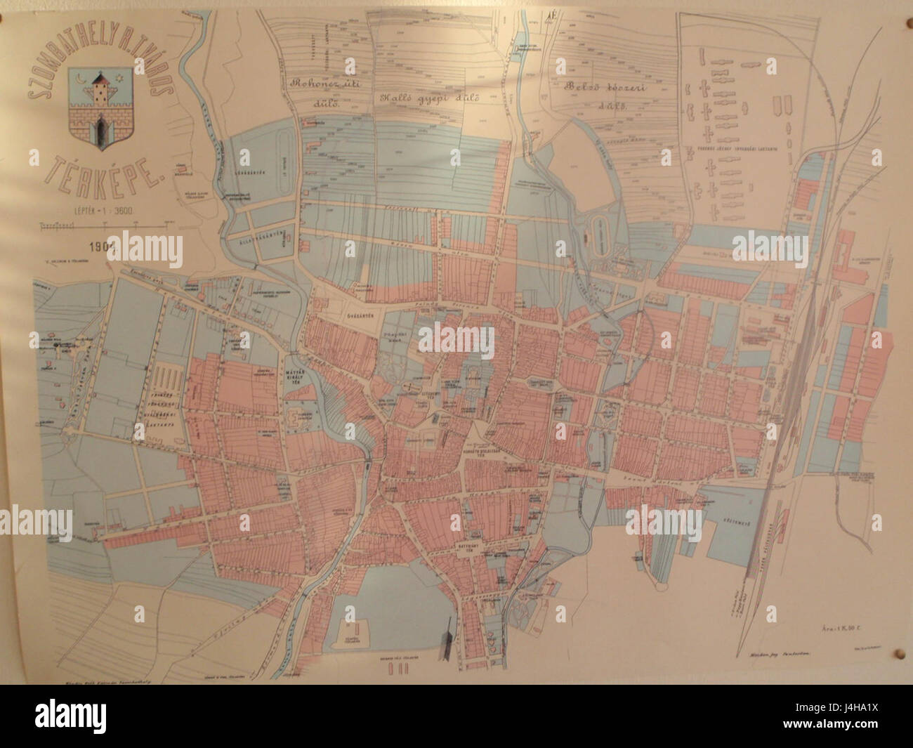 Szombathely map hi-res stock photography and images - Alamy