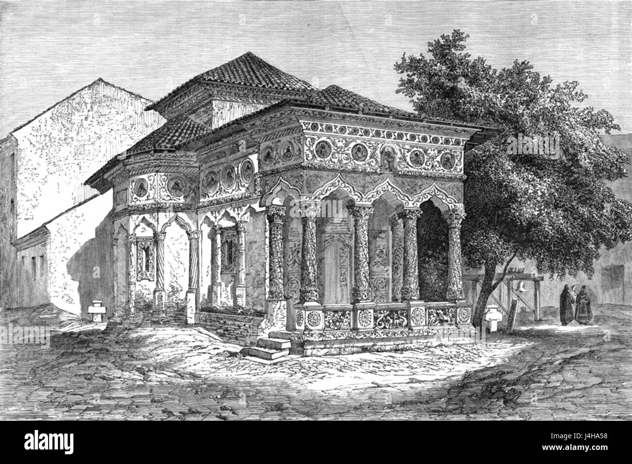 An engraving from the 1853 Illustrated London News showcasing ...