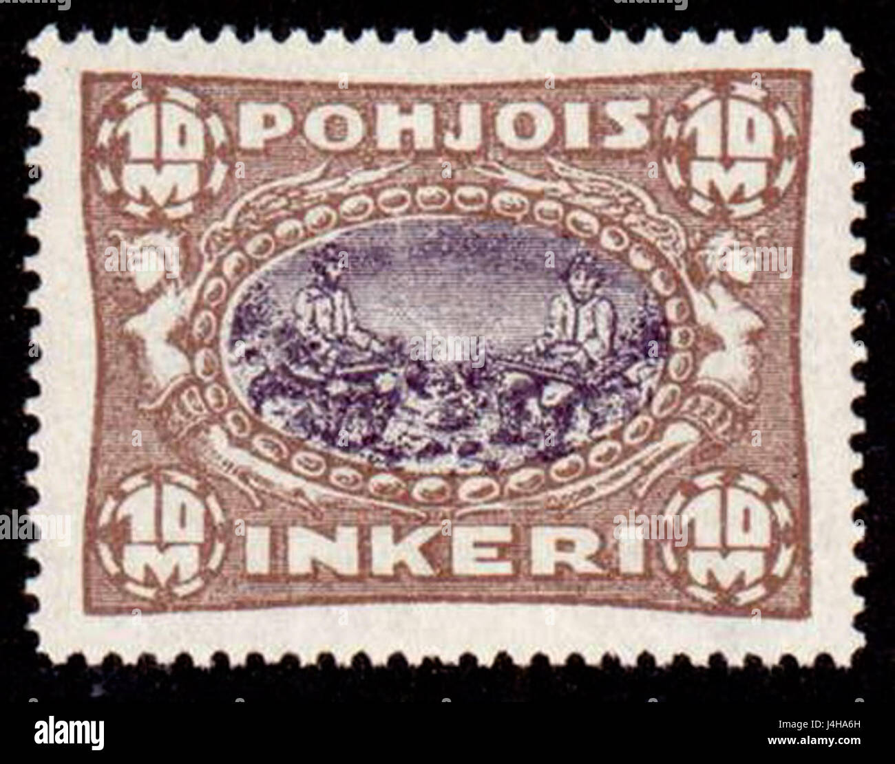 This title refers to a stamp, likely a Finnish postage stamp issued in ...
