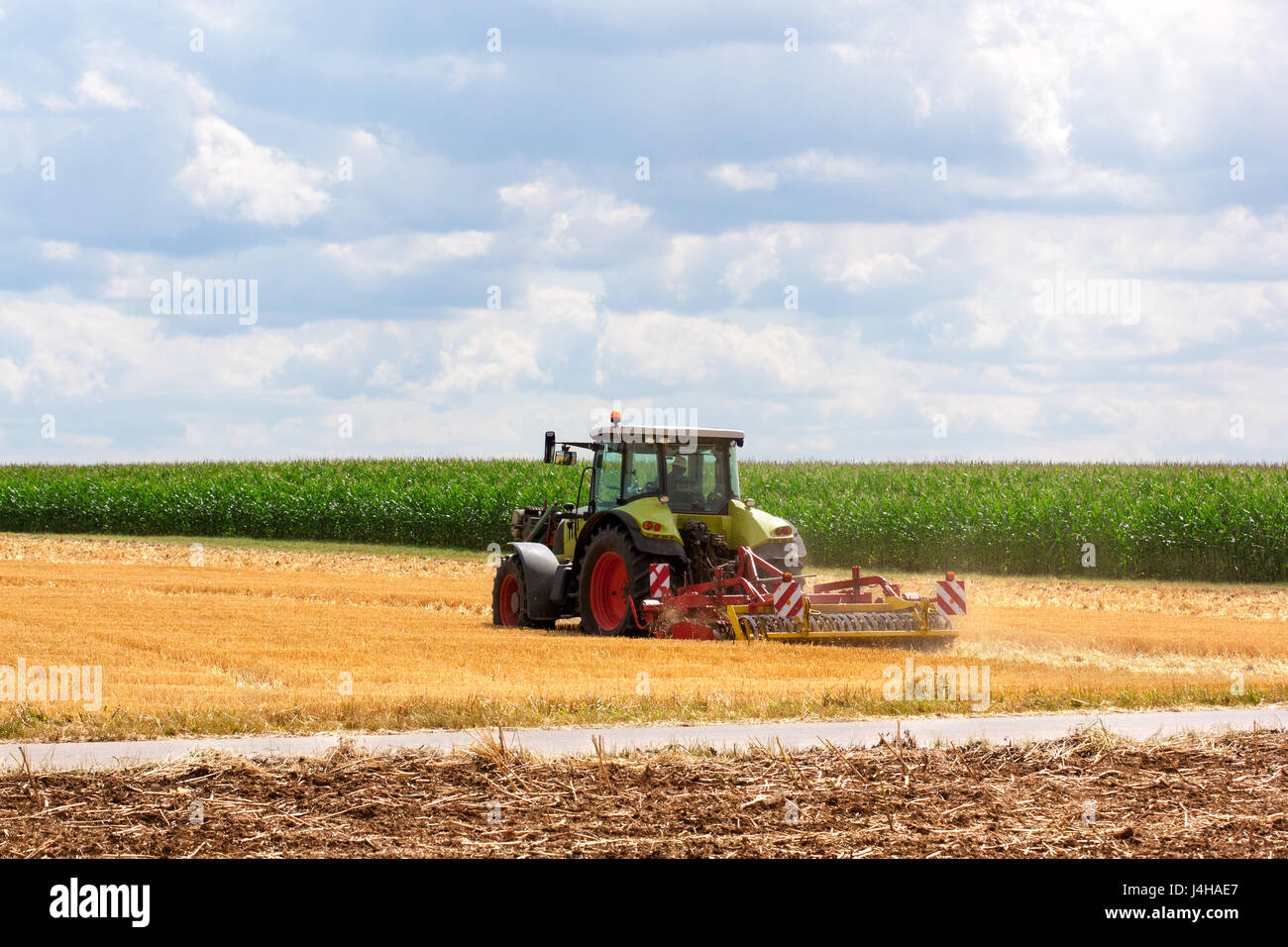 Ploughing harvesting agriculture hi-res stock photography and images ...