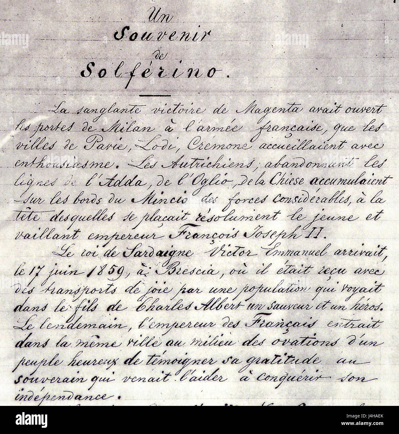 Souvenir Solferino is a term that refers to items commemorating the ...