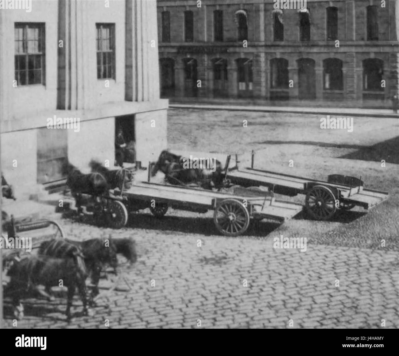 This detailed view of the State Street Block in Boston, captured by ...