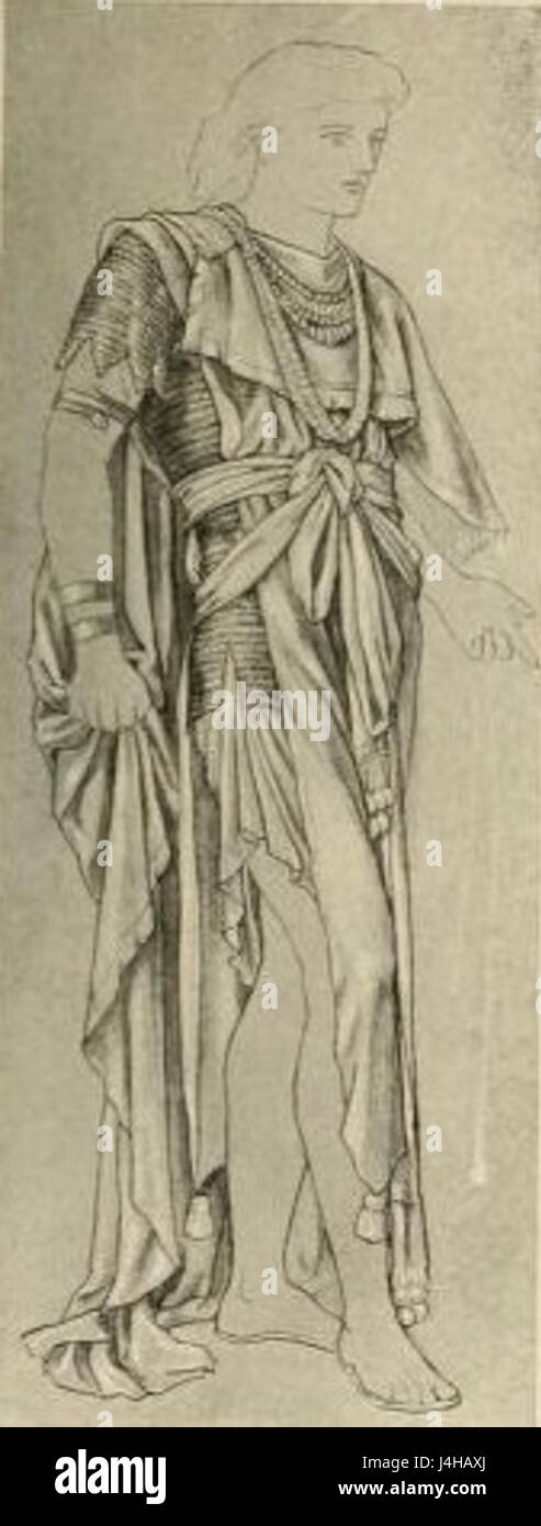 This study of drapery explores the intricate folds and textures of ...