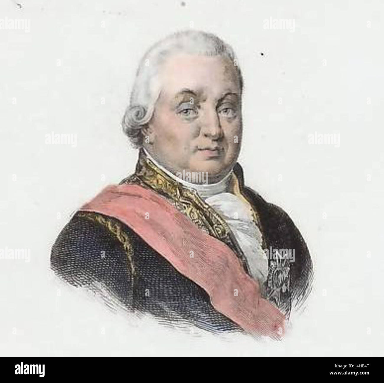 Suffren portrait 1837 Stock Photo - Alamy