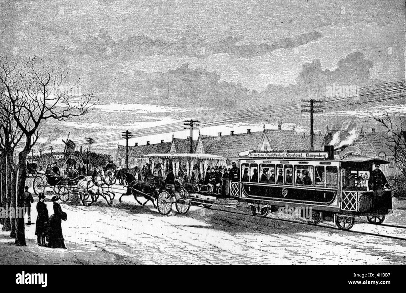 Strandvejens Dampsporvej refers to the steam railway line that once ran ...