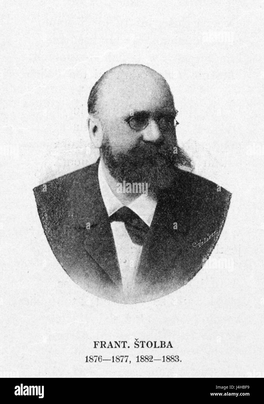 Stolba Frantisek 1895 Stock Photo - Alamy