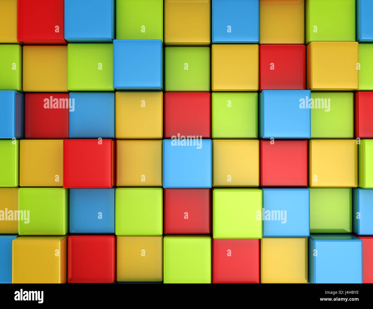 3d colored cubes background Stock Photo - Alamy