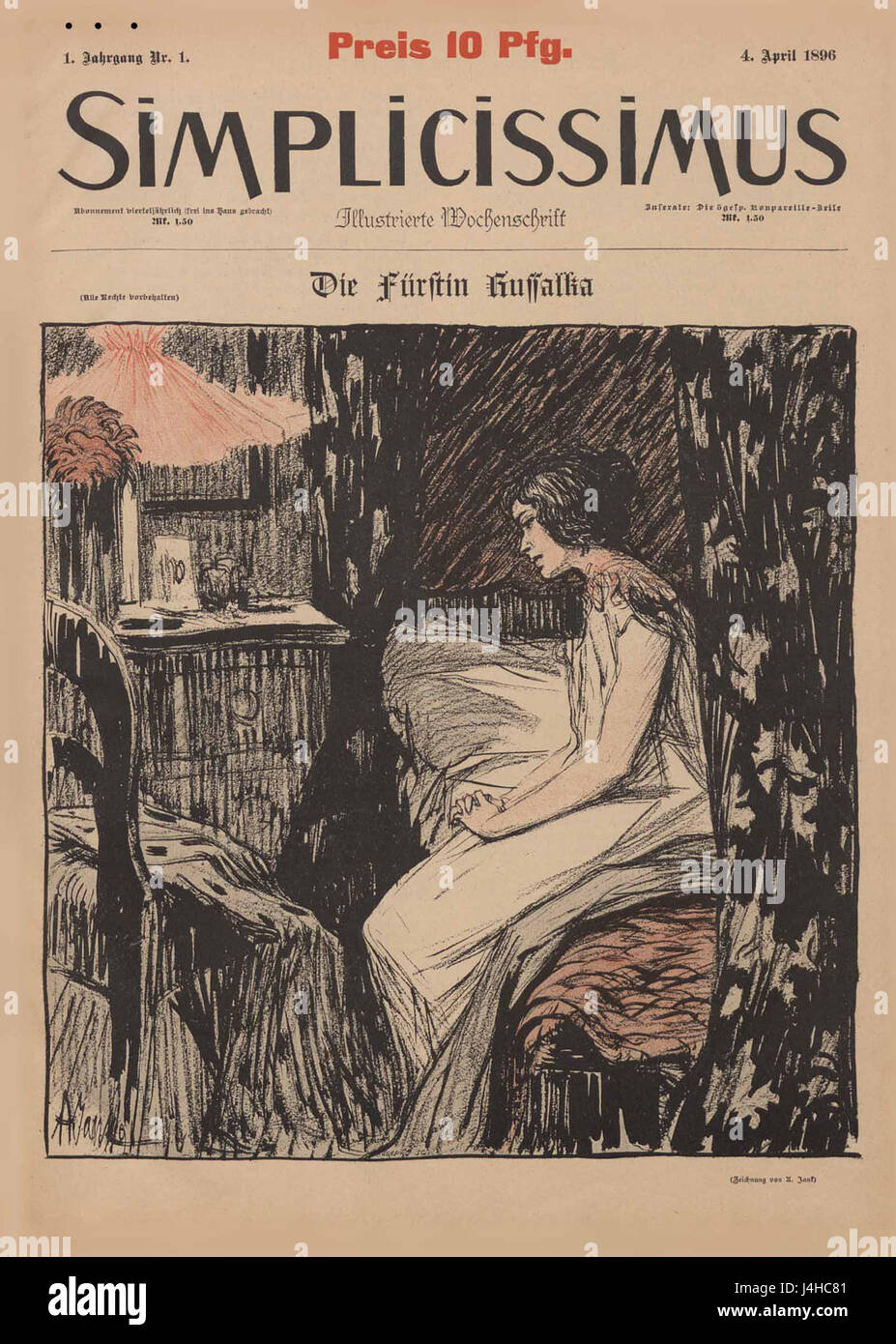 Simplicissimus illustration hi-res stock photography and images - Alamy