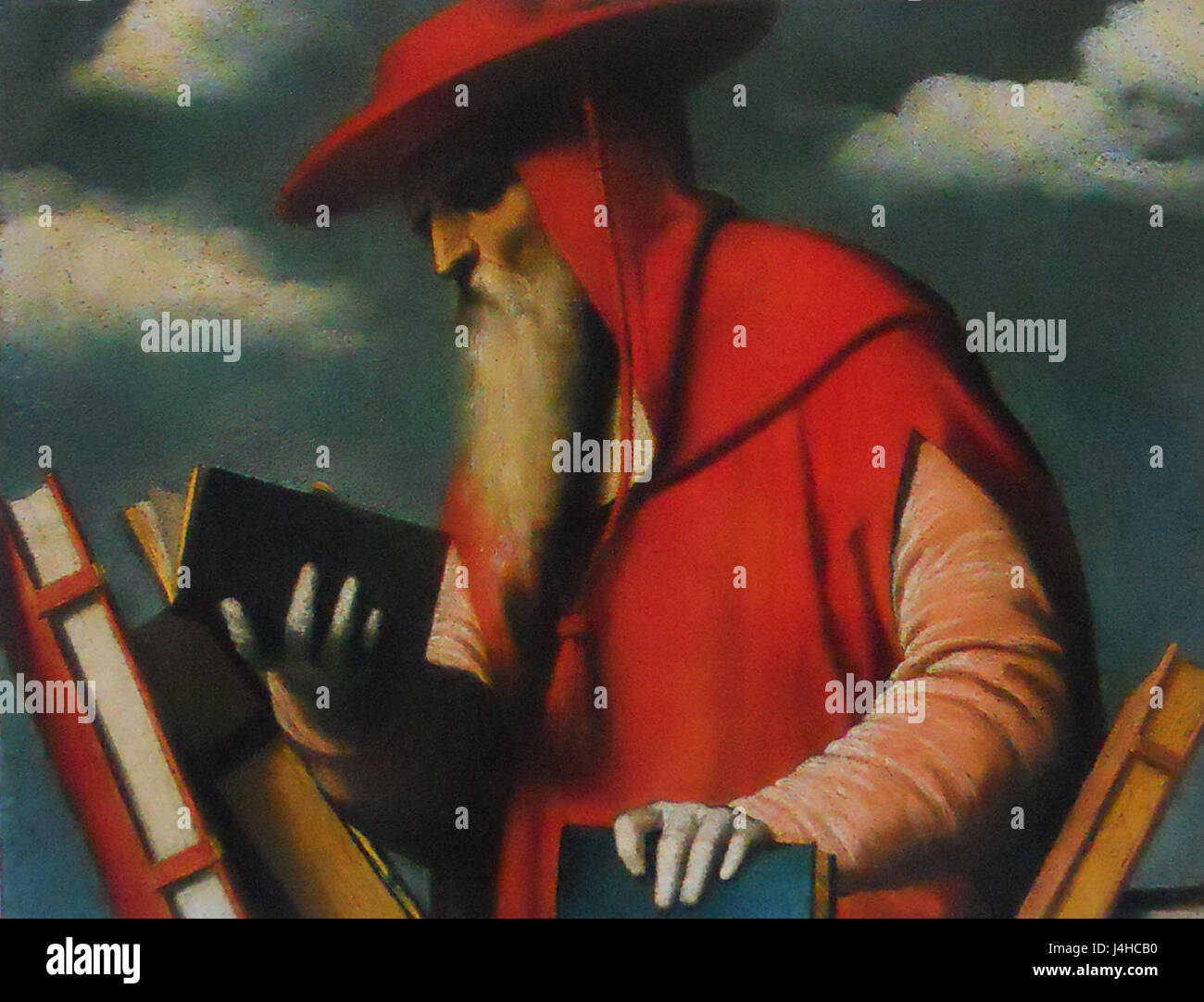 San Girolamo, painted by the Italian Renaissance artist Moretto ...