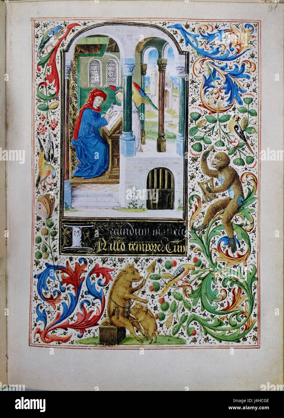 The 'Stundenbuch der Maria von Burgund' is a medieval prayer book of ...